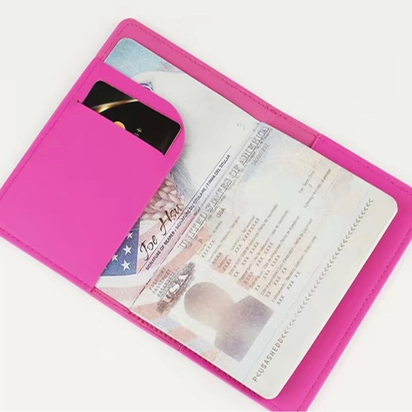 fabiana1075 | Bags | Passport Holder Hot Pink | Poshmark